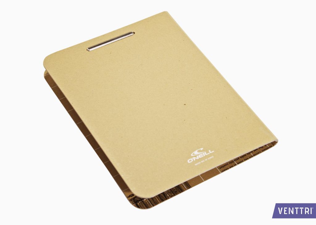 Robuste feste Mappe aus Naturkarton - Venttri